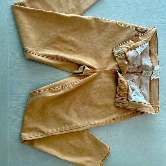 Jeans | Altard State Mustard High Rise Button Fly Pants 287 Stretchy ...